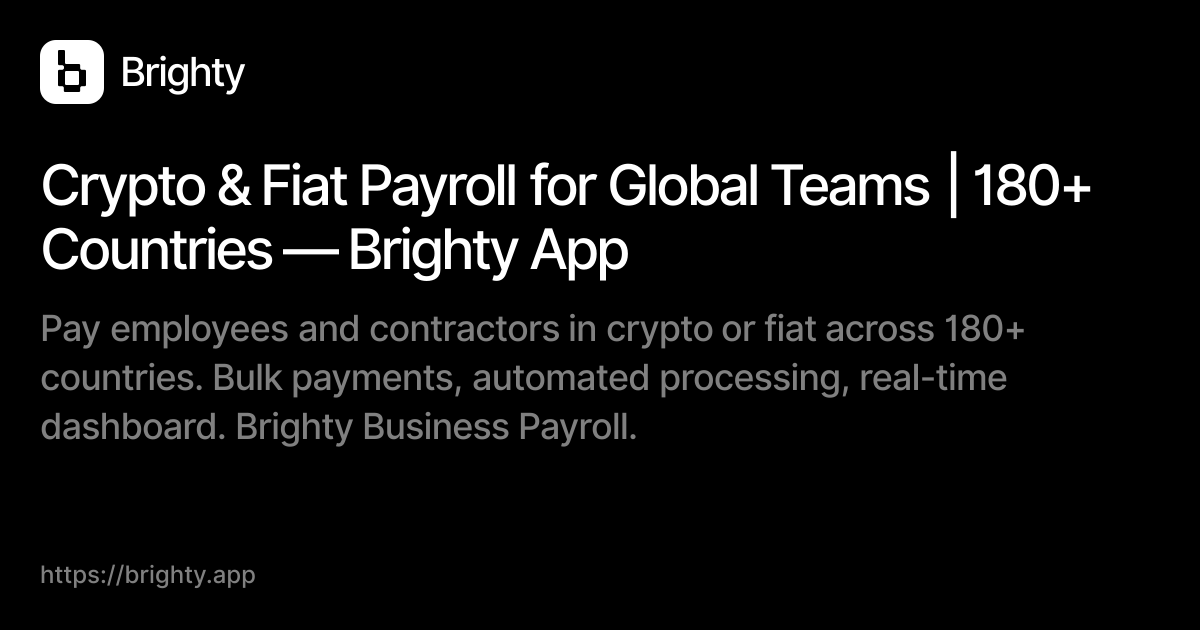 Payroll | Brighty App